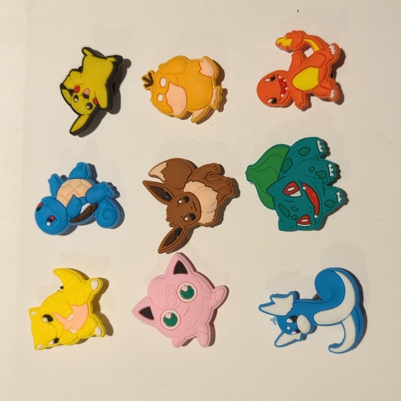 CROCS | Toys | 9 Croc Charms Pokemon | Poshmark